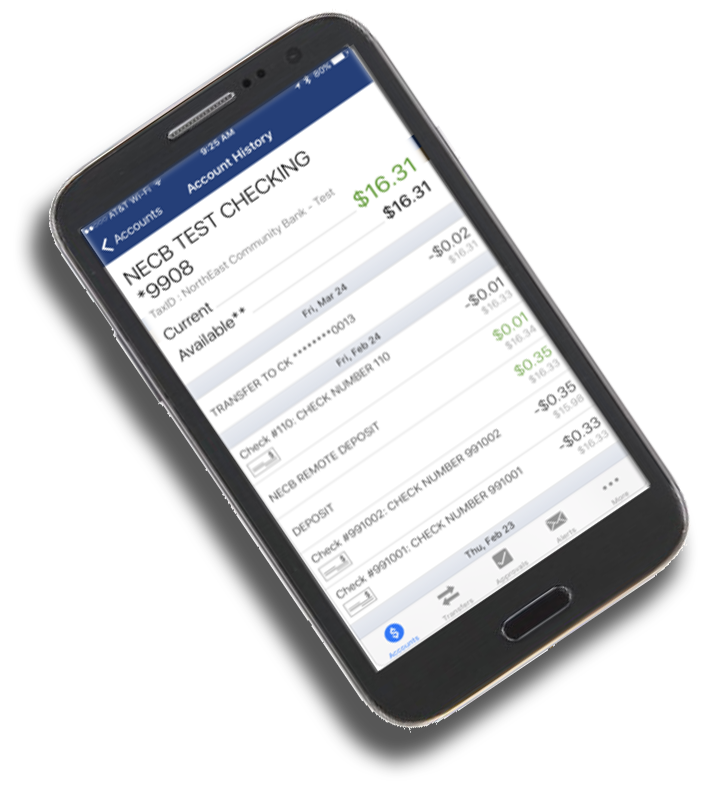 Business Mobile Banking - NorthEast Community Bank